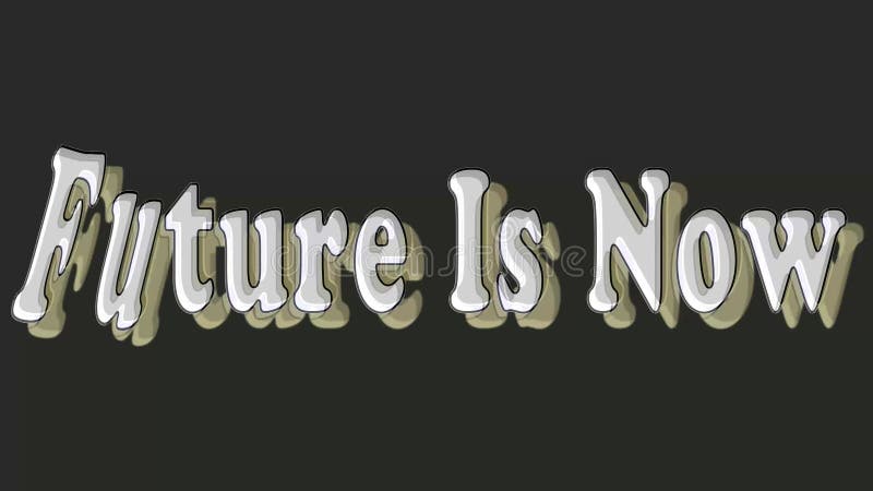 More Attractive Moving Text Animation the Future is Now Presented in a ...