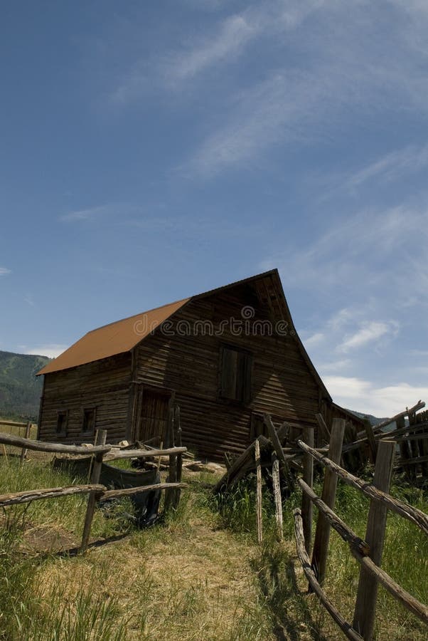 The More Barn stock image. Image of historic, blue, rustic - 17095585