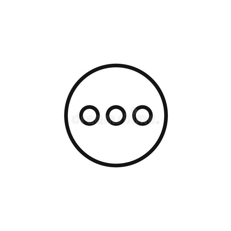 More Button Icon Vector Set Collection for Web Stock Vector ...