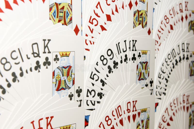 Blackjack Table in Casino with Cards Stock Image - Image of blackjack ...