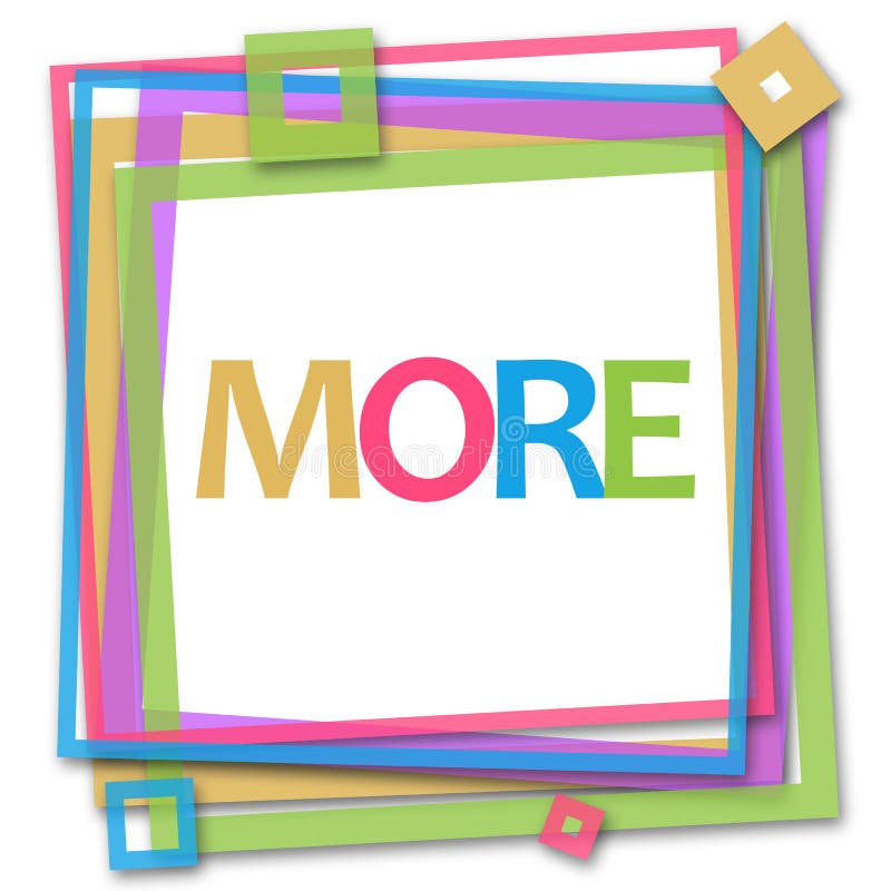 More Colorful Frame stock illustration. Illustration of word - 93154783