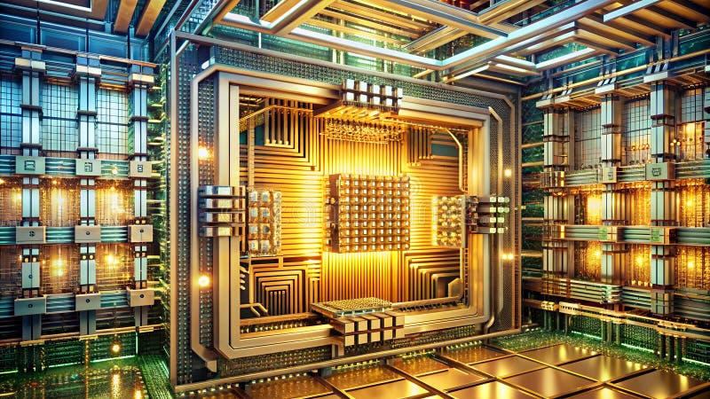 The More Complex Processing Picture Created Using Quantum Computers Compared To Classical ...
