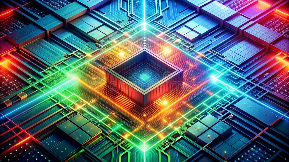 The More Complex Processing Picture Created Using Quantum Computers Compared To Classical ...