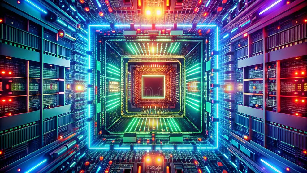 The More Complex Processing Picture Created Using Quantum Computers Compared To Classical ...