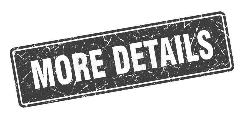 More Details Sign. More Details Grunge Stamp Stock Vector ...