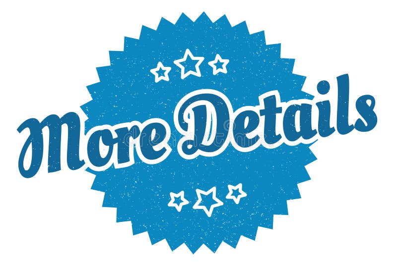 More Details Sign. More Details Vintage Retro Label Stock Vector ...
