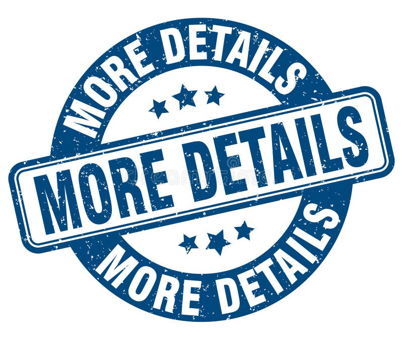 More Details Stamp. More Details Label. Round Grunge Sign Stock Vector ...