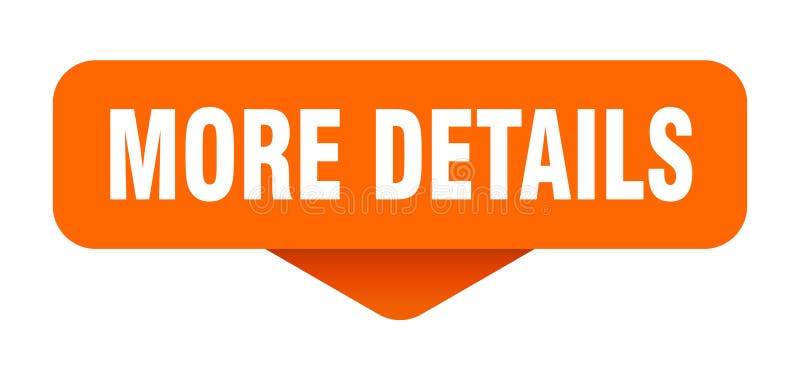 More Details Sticker. More Details Sign on Transparent Background Stock ...