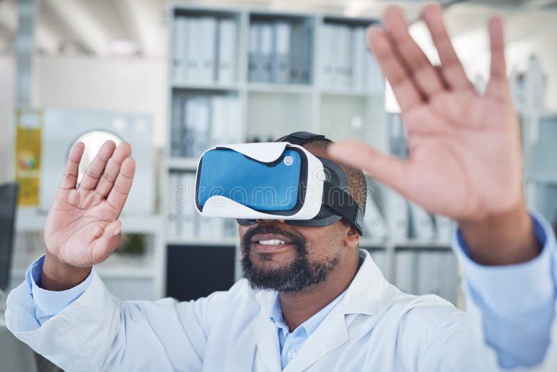 The More we Evolve, the More we Resolve. a Scientist Using a Virtual ...