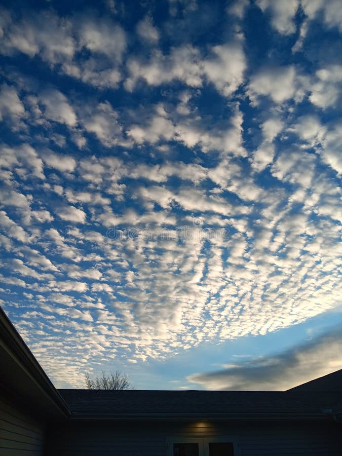 More Fluffy Clouds Morning View Stock Photo - Image of light, frost: 387111102