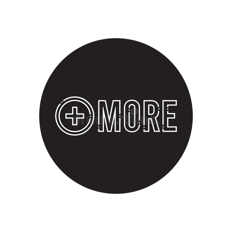 More icon vector stock vector. Illustration of communication - 312306693