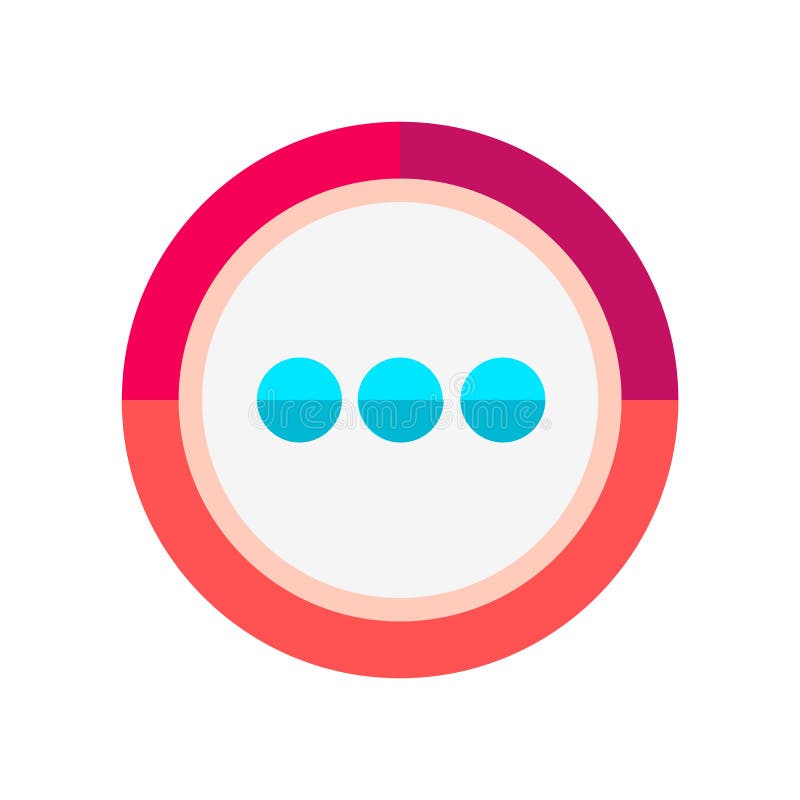 More Icon Vector Sign and Symbol Isolated on White Background, M Stock ...