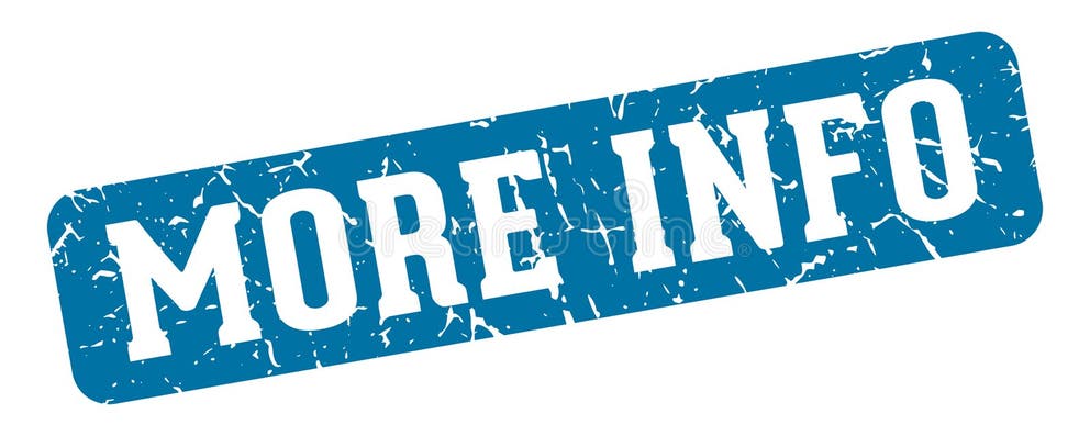 More Info Rectangular Sign. More Info Stamp Stock Vector - Illustration ...