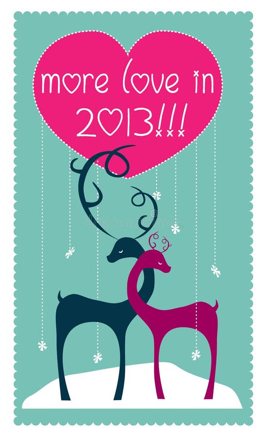 More love in 2013 stock illustration. Illustration of modern - 27591484
