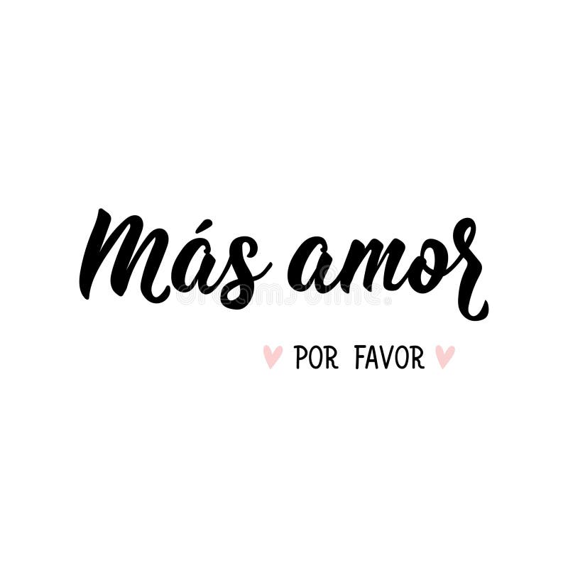 Love You Mom In Spanish Lettering Ink Illustration Modern Brush