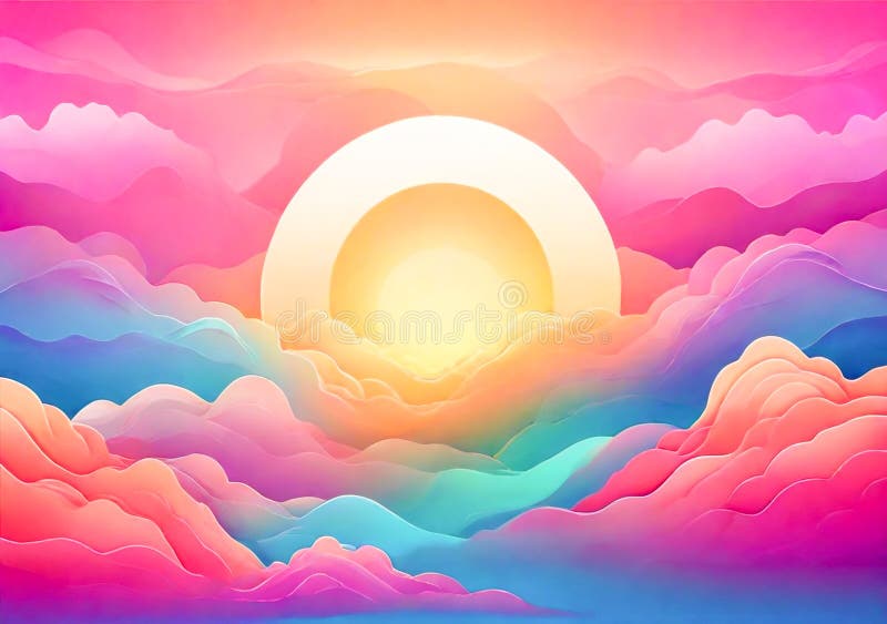 More Meaningful Appreciation of Existence. Stock Illustration ...