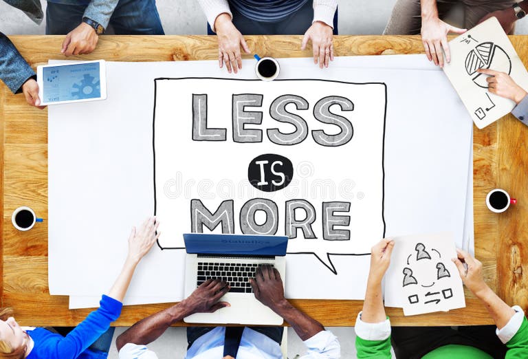 Less is More Minimal Simplicity Efficient Complexity Concept Stock ...