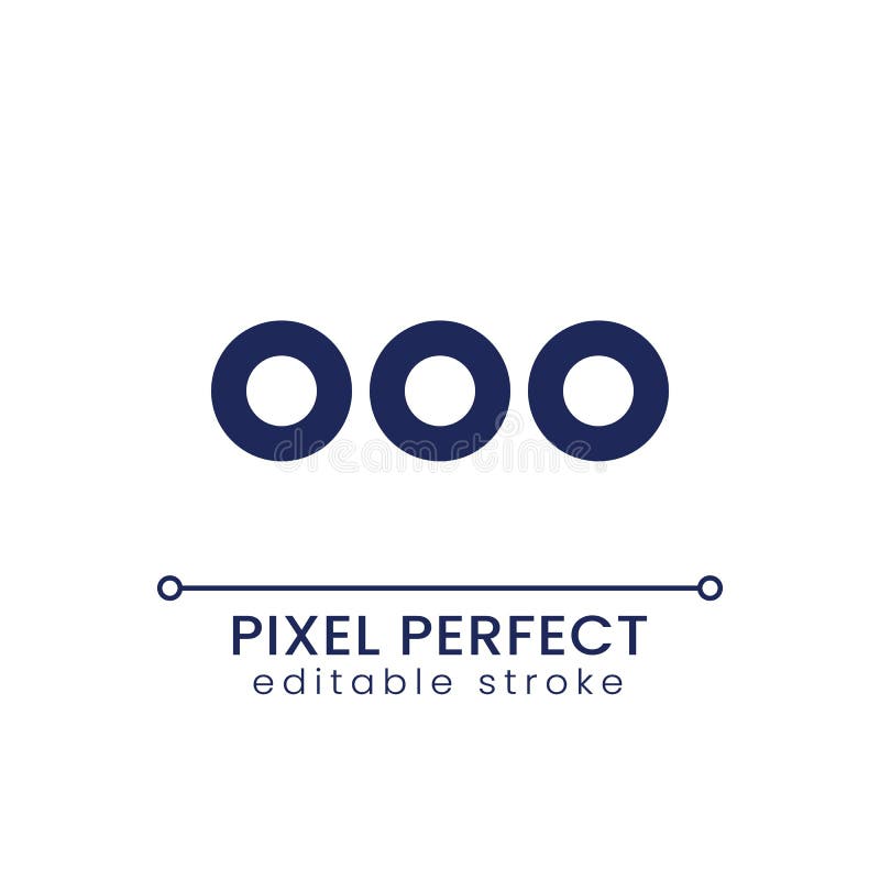 More Options Button Pixel Perfect Linear Ui Icon Stock Vector ... More Options Button Pixel Perfect Linear Ui Icon Stock Vector ...