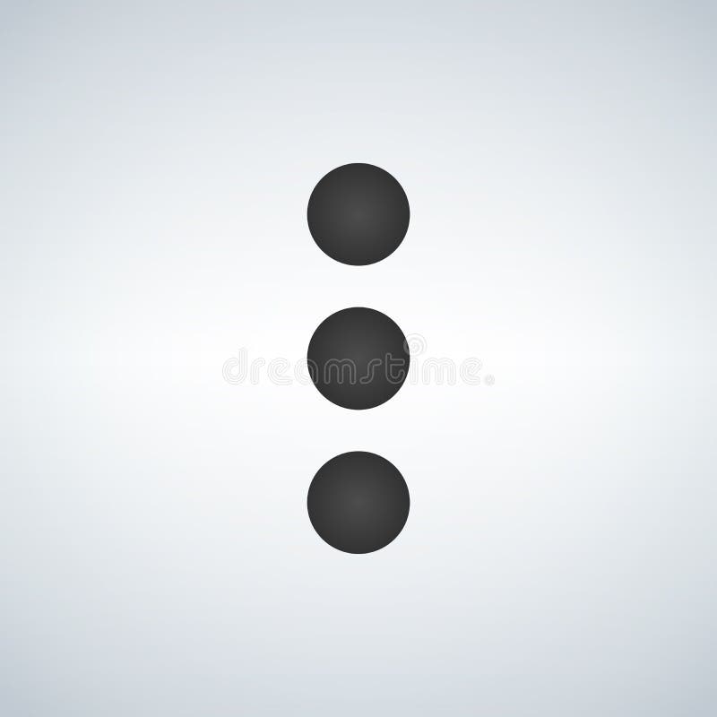 More Options Dot Button, Web Menu Icon. Concept Web Buttons ...