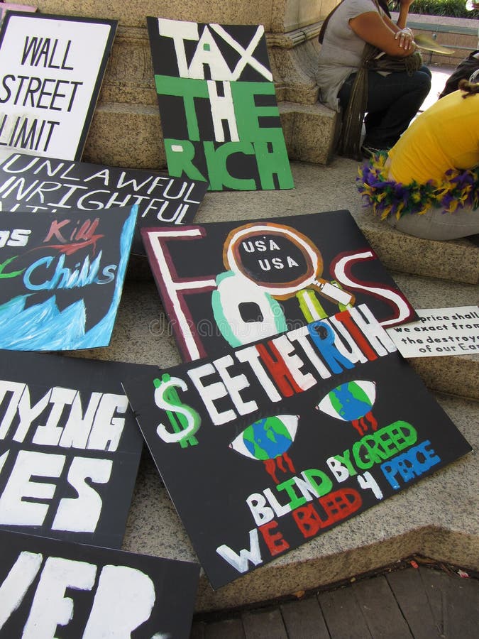 Protest Signs Isolated On White Stock Photo - Image of public, sign ...