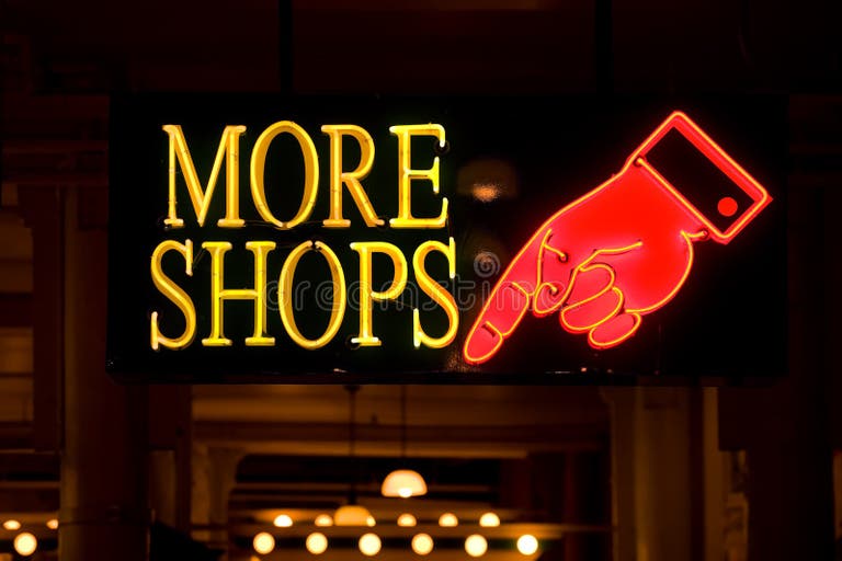 More shops stock image. Image of pike, interior, directional - 13173041