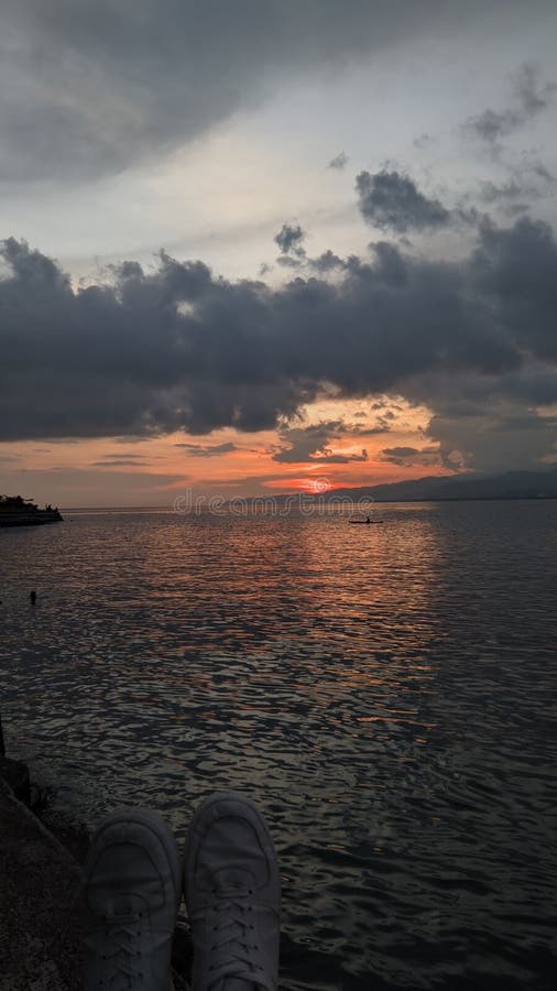 More sunset in Indonesia stock photo. Image of sunrise - 261640326