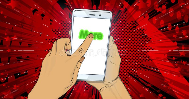 Cartoon Smartphone, Comic Book Telephone with Laptop. Stock Video ...