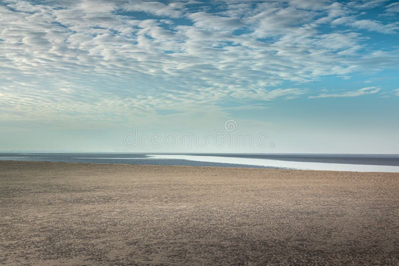 Morecambe Bay from Beach Near Far Arnside Stock Photo - Image of ...