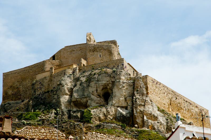 Morella Castle - Spain stock photo. Image of historical - 92052830