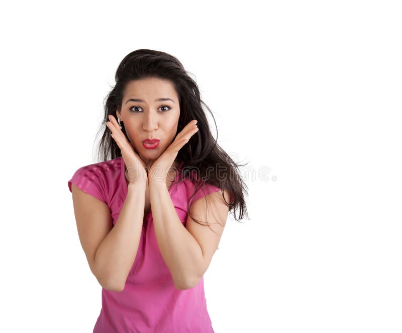 Morena Bonita Com Cabelo Longo Imagem de Stock - Imagem de cabelo ...