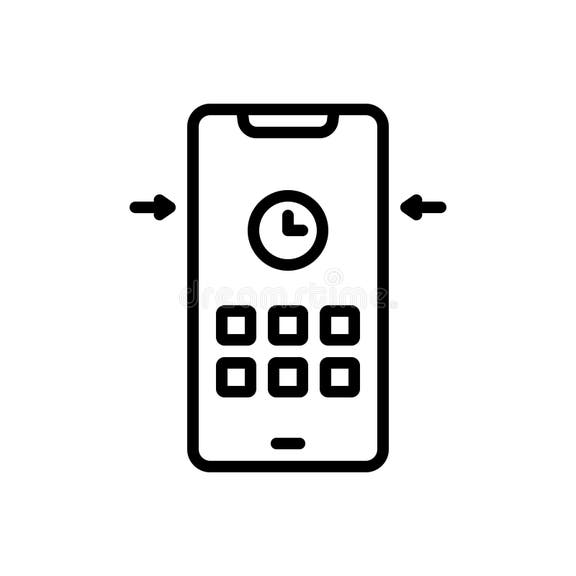 Black Line Icon for Moreover, Additional and Extra Stock Vector ...