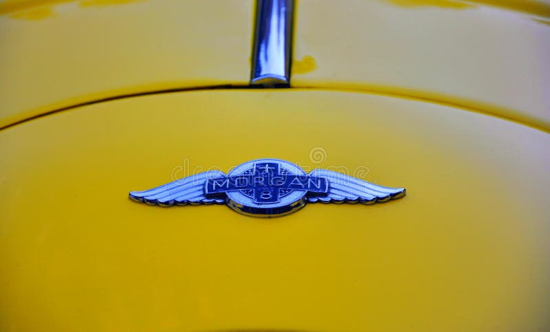 Morgan car logo editorial photo. Image of design, auto - 19213026