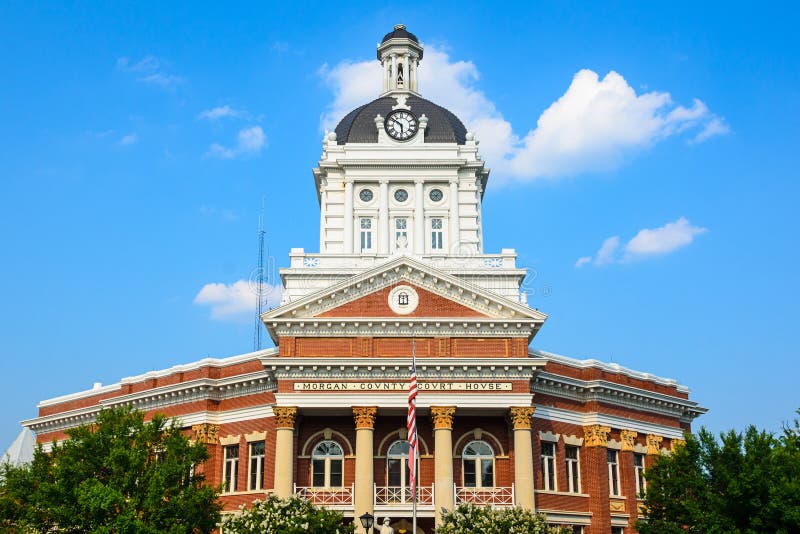 Morgan County Courthouse in Madison, Georgia Stock Image - Image of ...