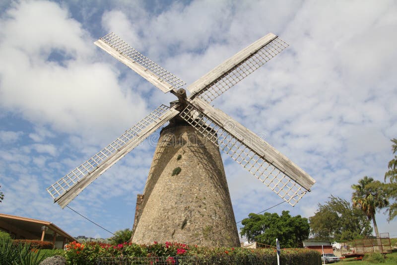The Morgan Lewis Windmill stock image. Image of landmark - 173065087