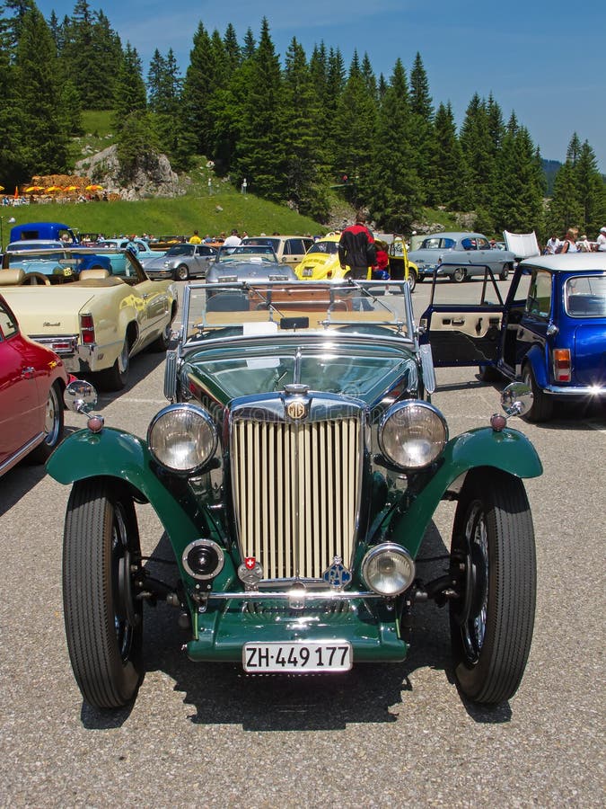 Morgan MG Plus Four editorial stock image. Image of nostalgia - 20441389