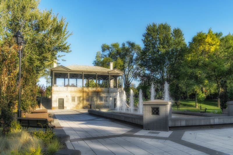 Morgan park (Montreal) editorial stock photo. Image of public - 79313618