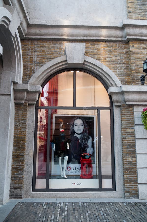 Morgan shop at Han street editorial photography. Image of hangers ...