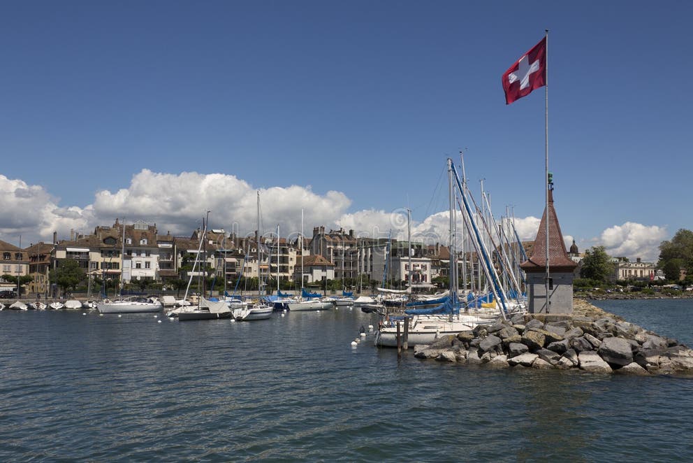 Morges - Switzerland stock photo. Image of morges, scenic - 26630992