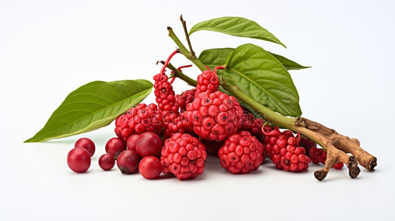 Marinda Fruits Isolated on White Generated by AI Tool. Stock Image ...