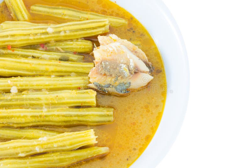 Moringa Curry with Coconut Milk, Thaifood Stock Photo - Image of ...