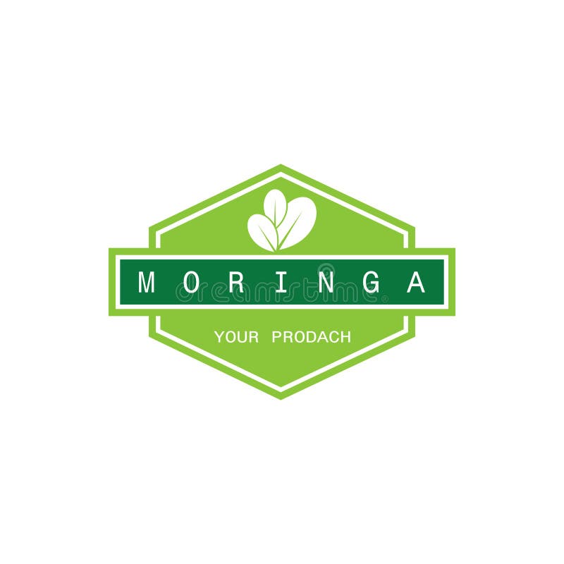 Moringa Logo Design, Healty Logo, Beauty Logo Template Stock Vector ...