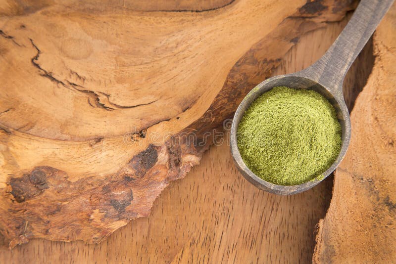 Moringa-Pulver - Moringa.oleifera Stockfoto - Bild von kalzium ...