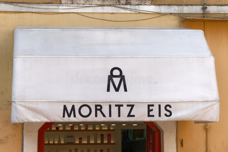 Moritz Eis in Kotor, Montenegro. Editorial Photography - Image of ...