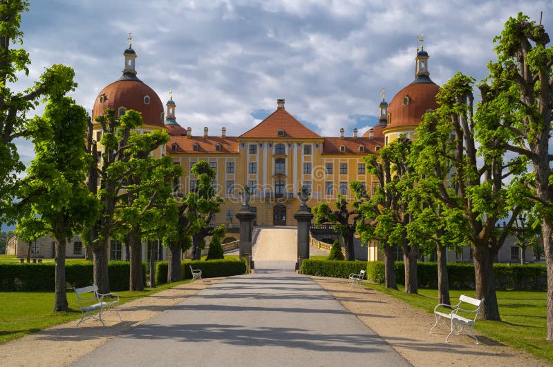 Moritzburg Castle Baroque Castle. Stock Photo - Image of dresden ...