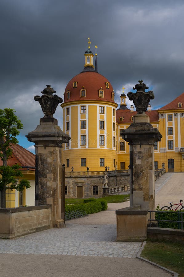 Moritzburg Castle Baroque Castle. Moritzburg, Germany Stock Image ...