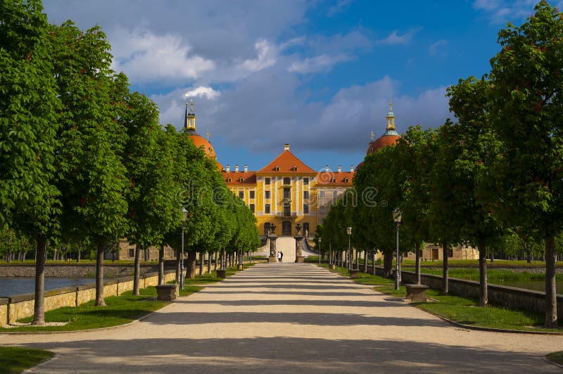 Moritzburg Castle Baroque Castle. Moritzburg, Germany Stock Photo ...