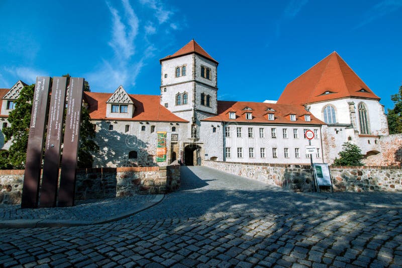 Moritzburg Halle editorial stock image. Image of walk - 77701779