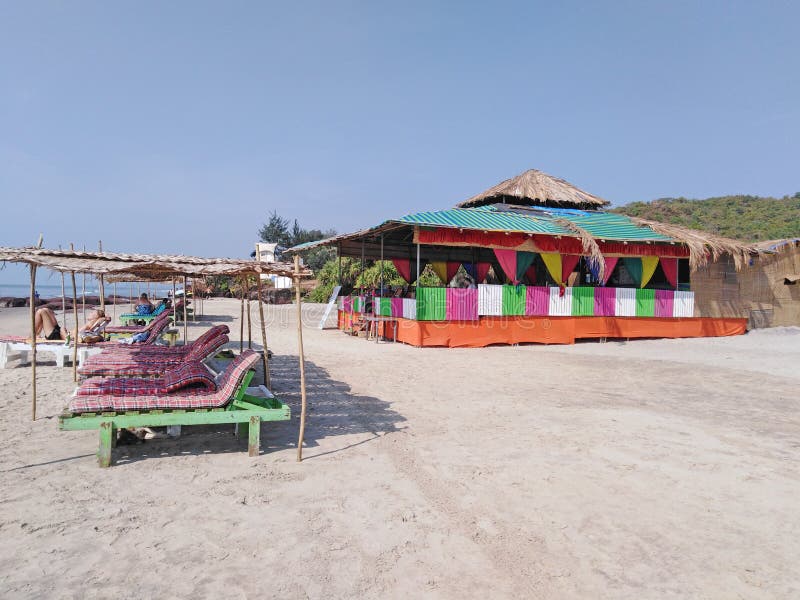 Morjim beach, Goa, India editorial photography. Image of paradise ...