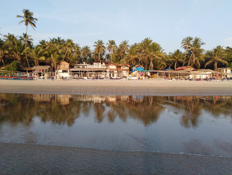Morjim beach, Goa, India. editorial photography. Image of tourism ...