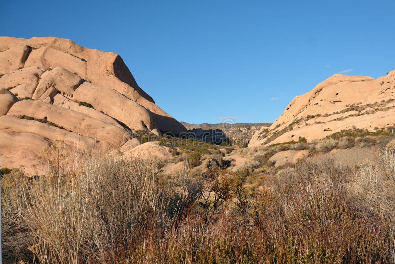 Mormon Rocks Panorama stock photo. Image of pasture, bushes - 25609992